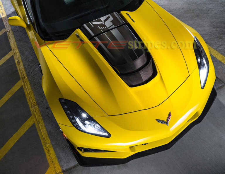 C7 Corvette ZR1 Hood Stinger Jake Skull - Vettestripes