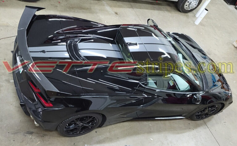 2020 - 2026 C8 Corvette Full Length 2024-2026 style Dual Racing Stripes ...