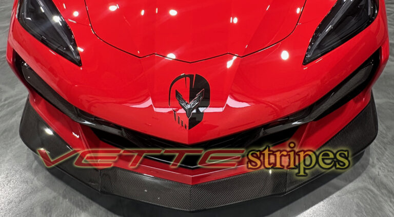C8 Corvette Front Nose Jake decal graphic - Fit Stingray, Z06, Eray ...