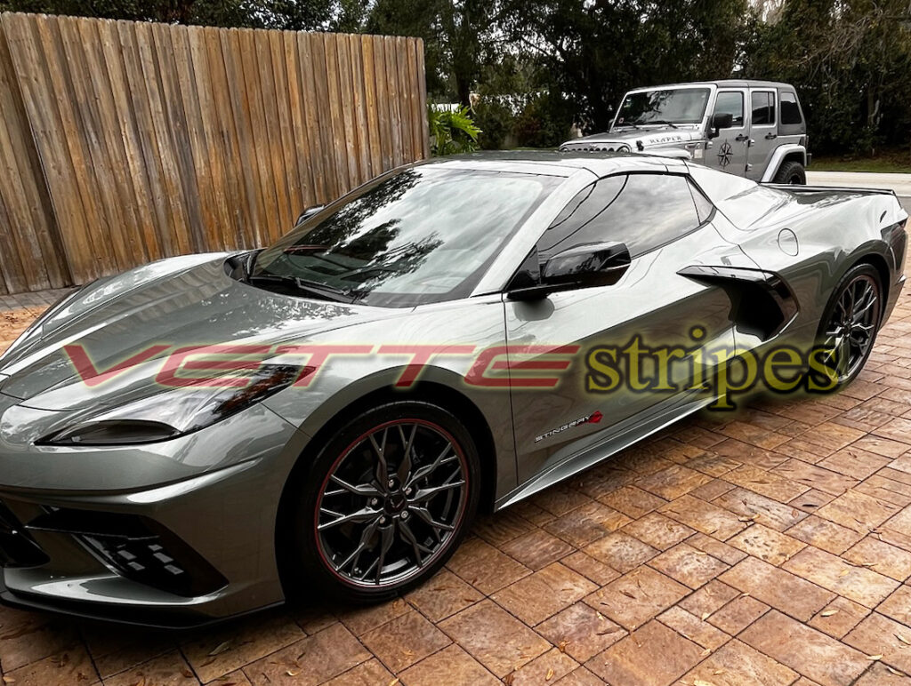2020 - 2026 Corvette Z51 logo decal sticker - both sides - Vettestripes