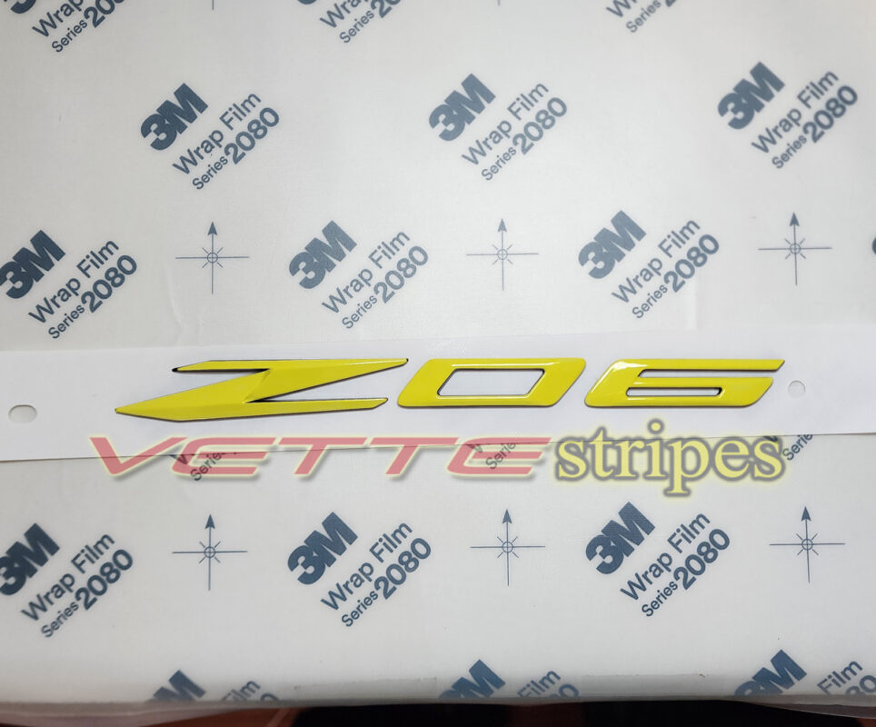 2020 - 2025 C8 Corvette Stingray Z06 Eray Rear Fender Hash Marks with ...